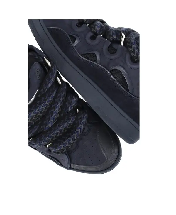 LANVIN Tie Low-top Sneakers - Black