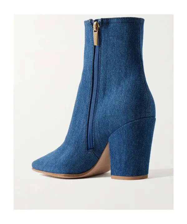 GIANVITO ROSSI Denim Ankle Boots