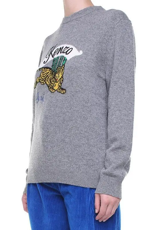 Kenzo Jumping Tiger Knit Sweater