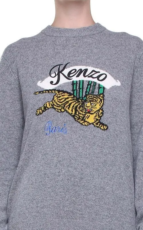 Kenzo Jumping Tiger Knit Sweater