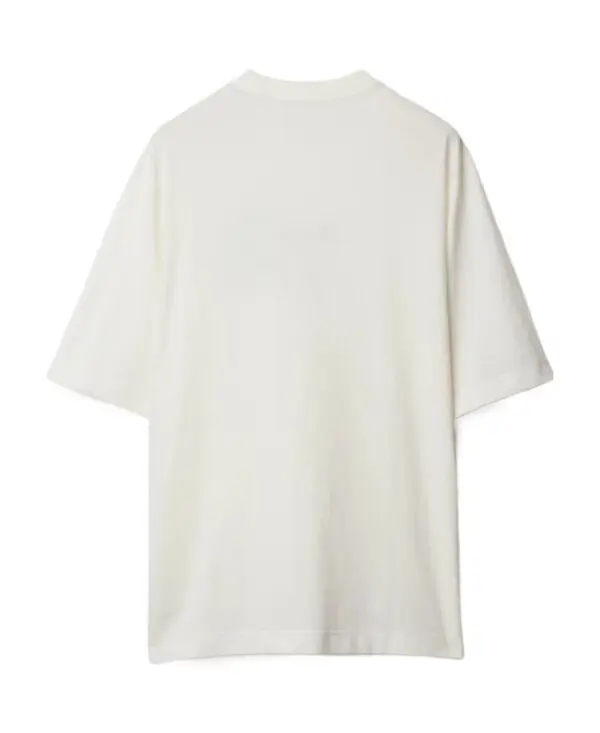 Burberry Logo Embroidered Crewneck T-shirt