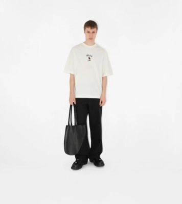 Burberry Logo Embroidered Crewneck T-shirt