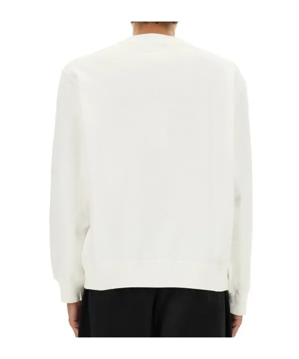 MAISON MARGIELA Crewneck Sweatshirt With Logo Detail