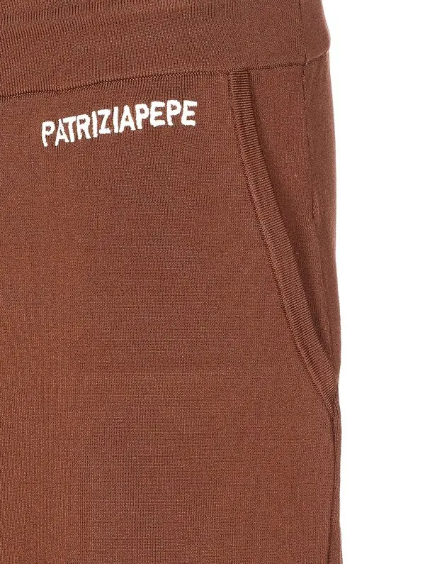 Patrizia Pepe Logo Jogger Pants