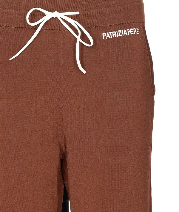 Patrizia Pepe Logo Jogger Pants