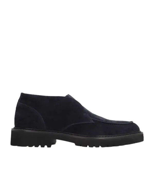 DOUCAL'S Almond Toe Slip-on Loafers