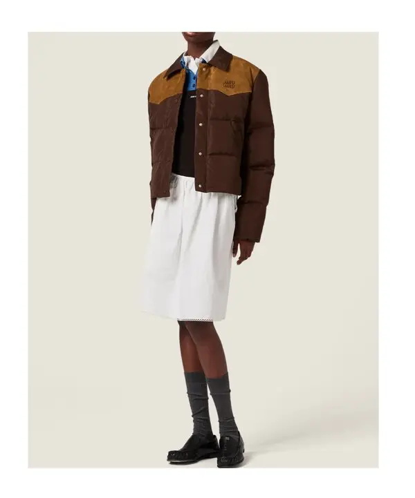 Miu Miu Two-toned Blouson Down Jacket - No