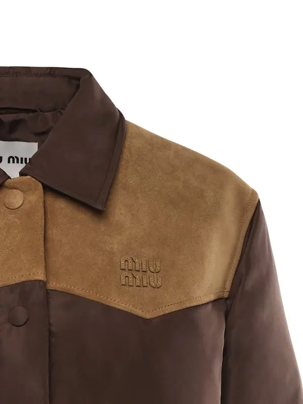 Miu Miu Two-toned Blouson Down Jacket - No