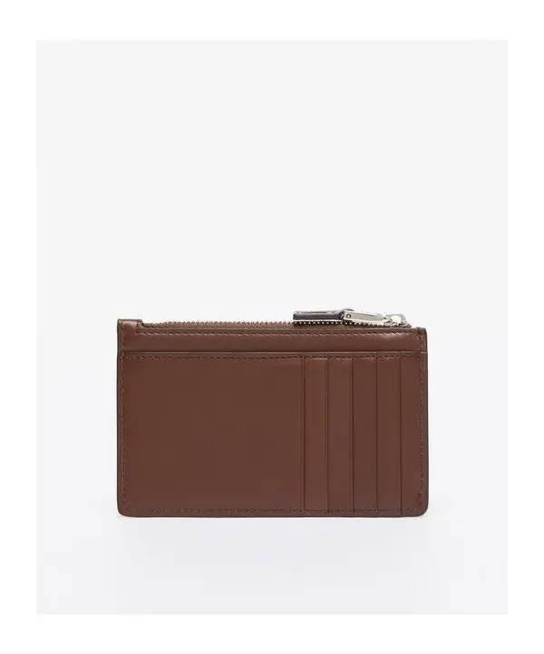Max Mara Logo Printed Zip-up Cardholder