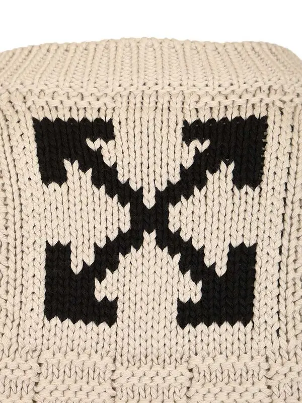 Off-White Arrow 3d Stitch Crewneck Knitted Jumper