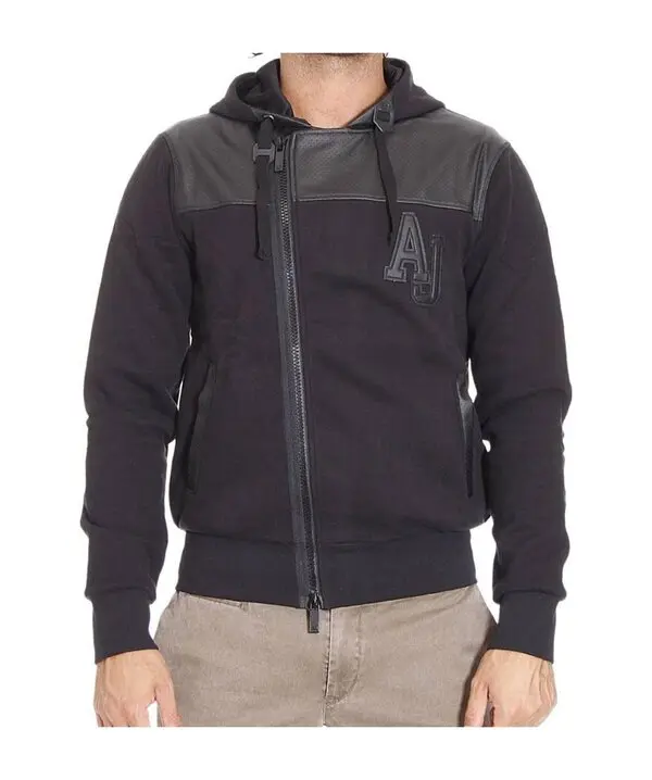 Emporio Armani Hooded Casual Jacket - Black