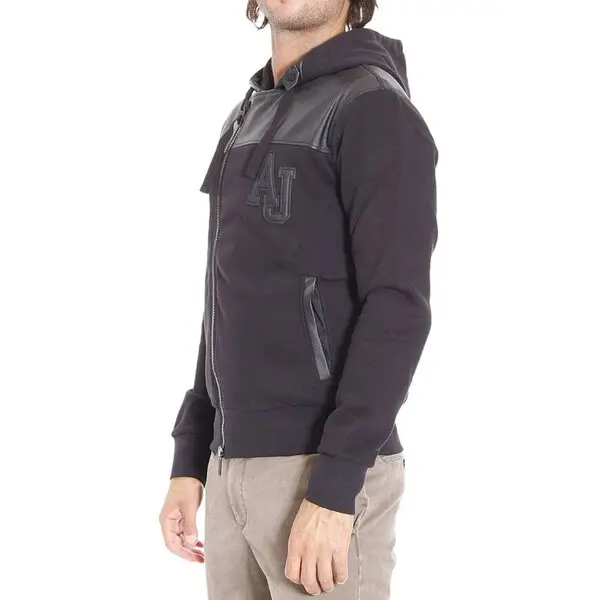 Emporio Armani Hooded Casual Jacket - Black