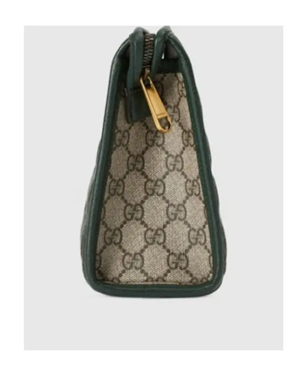 Gucci Gg Canvas Quilted Clutch