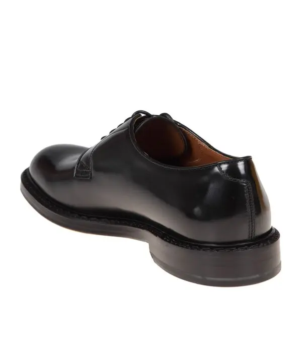 DOUCAL'S Round-toe Lace-up Derby Shoes