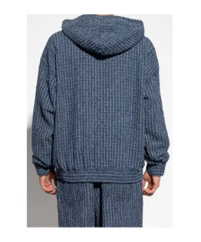 Dsquared2 Logo Patch Hoodie - Blue