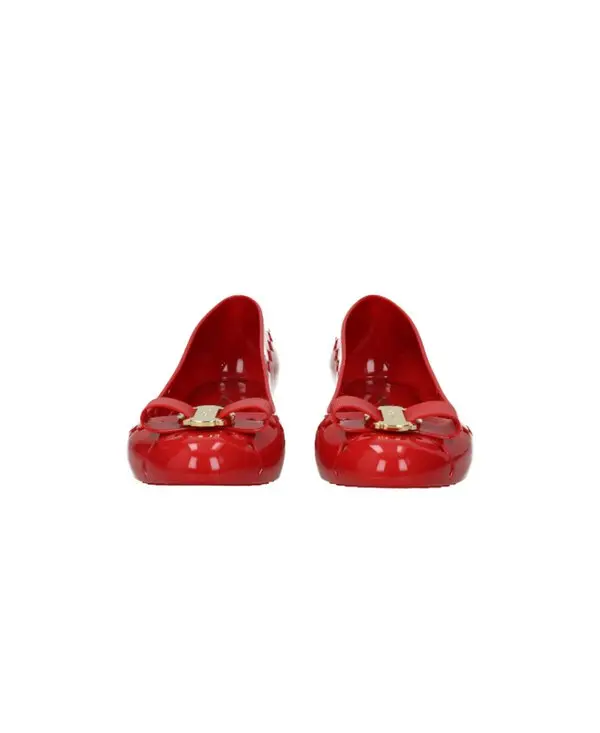 FERRAGAMO Butterfly Ballet Flats - Red