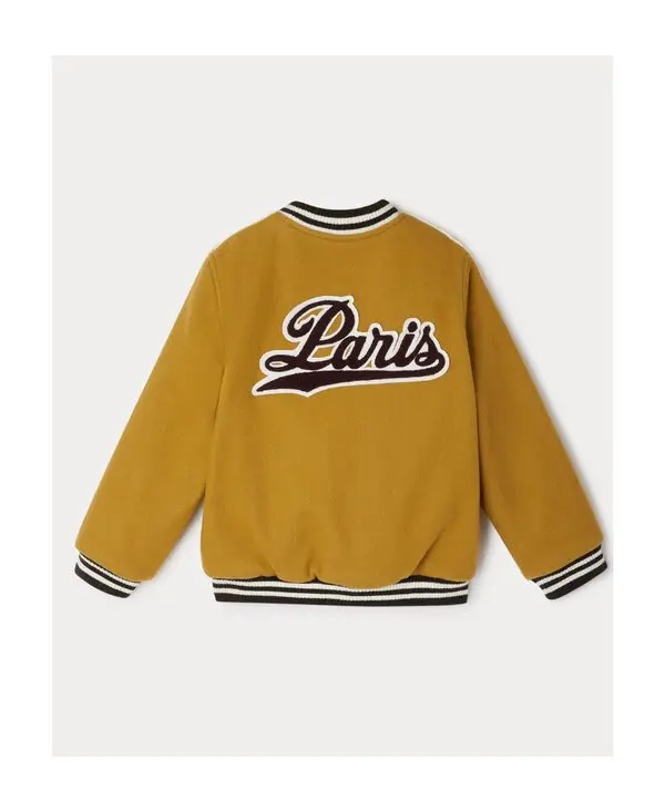 Bonpoint Logo Varsity Jacket - Orange
