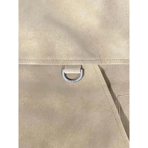 REPRESENT Zipped Shearling Collar Jacket