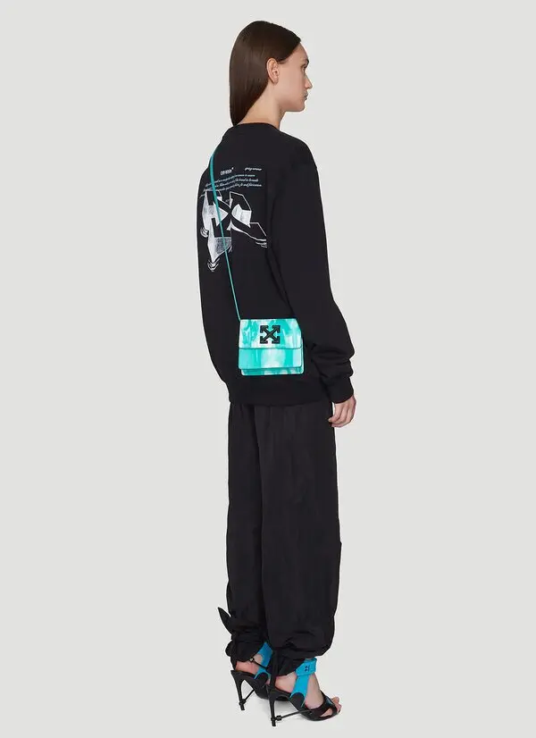 Off-White Logo Print Crewneck Sweatshirt
