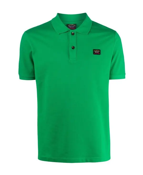 PAUL  SHARK Logo Patch Polo Shirt