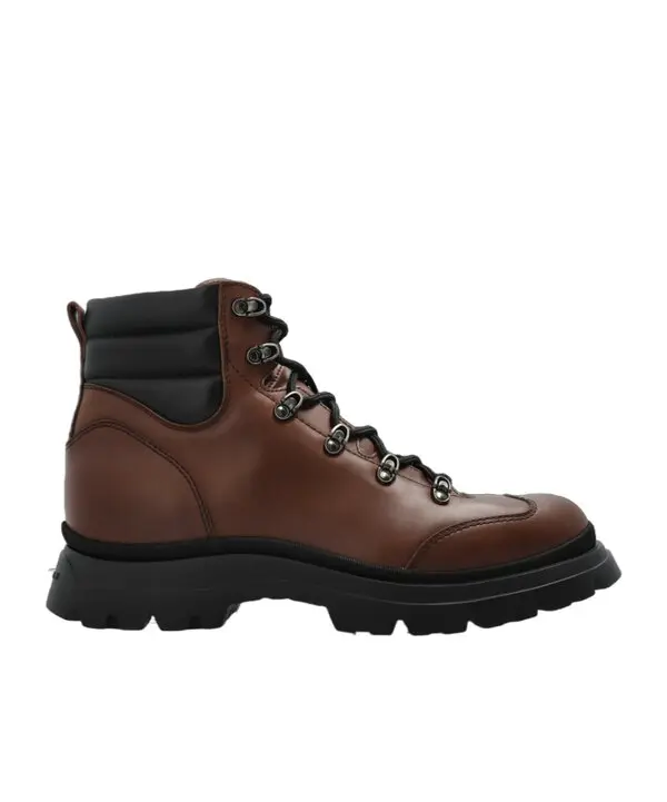Hogan Lace-up Leather Boots
