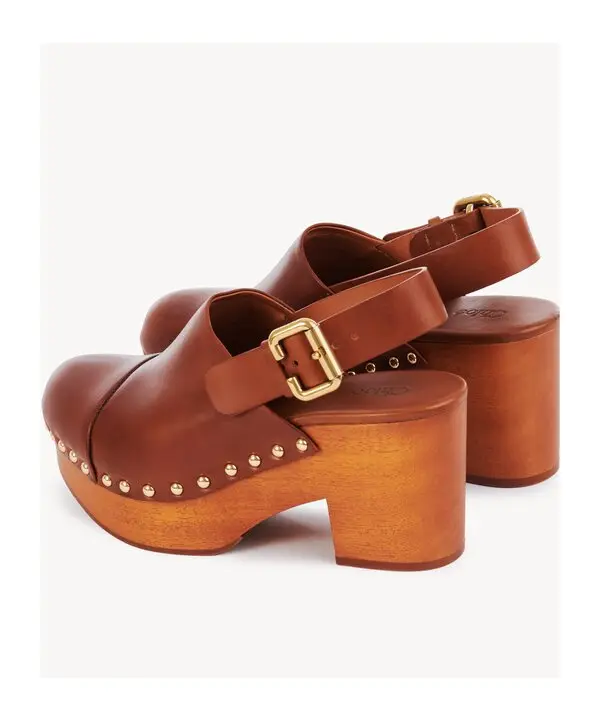 Chloé Jeannette Wedge Clogs