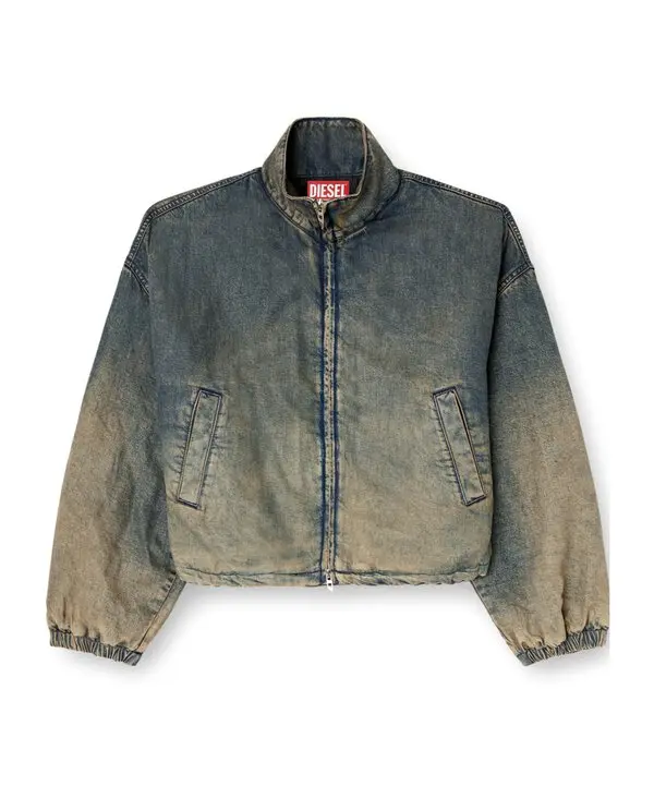 DIESEL® De-flower-s Denim Jacket - Medium Blue