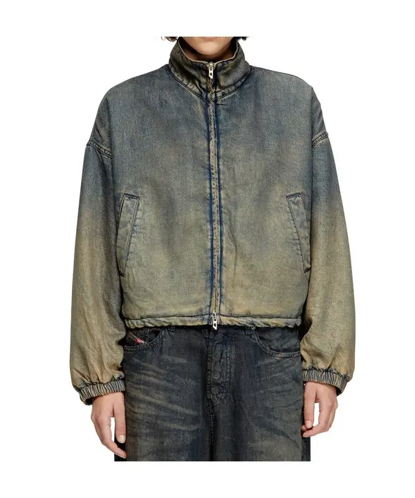 DIESEL® De-flower-s Denim Jacket - Medium Blue