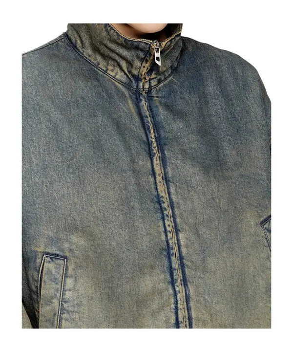 DIESEL® De-flower-s Denim Jacket - Medium Blue