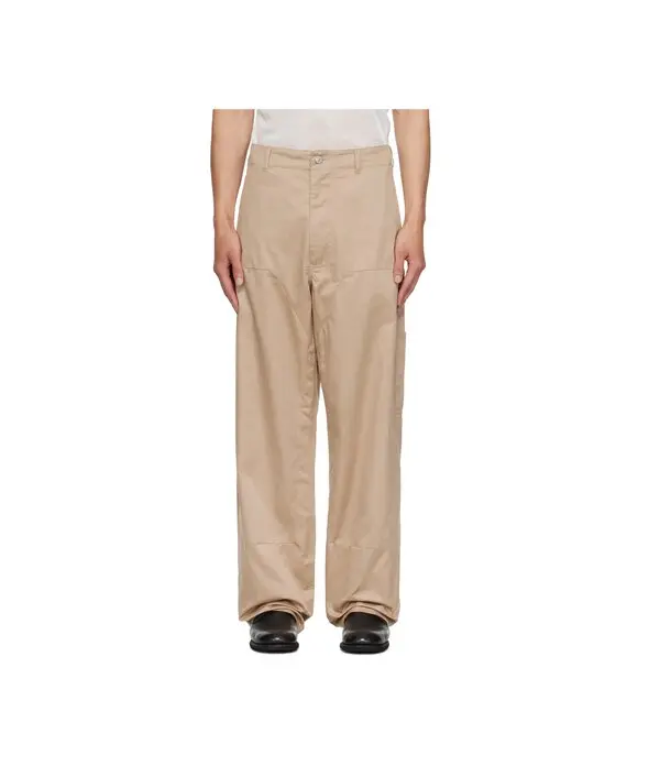 MAISON MARGIELA Beige Cargo Pants - Sand