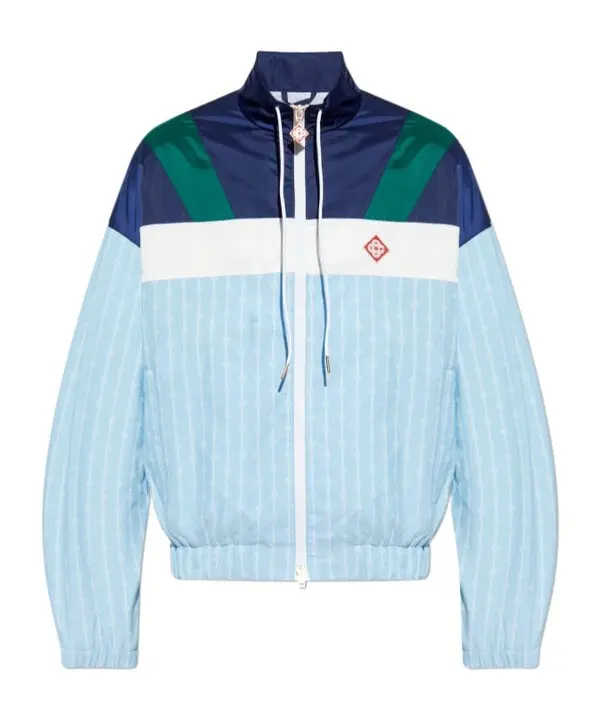 Casablanca Pinstripe Pattern Track Jacket - Multi-color