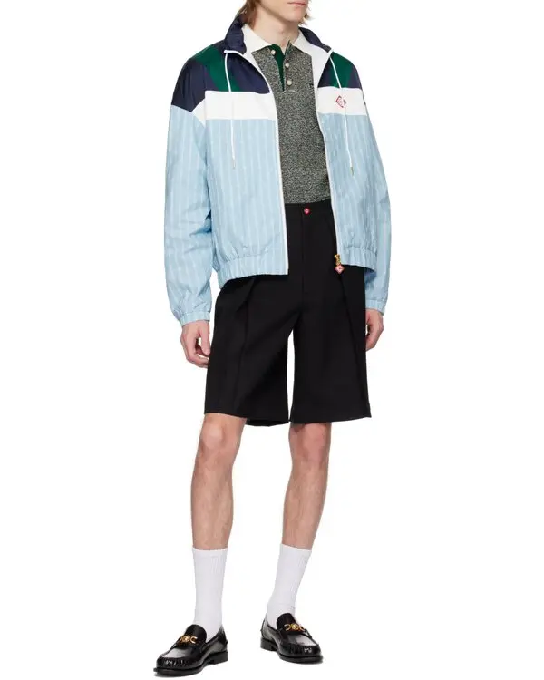 Casablanca Pinstripe Pattern Track Jacket - Multi-color