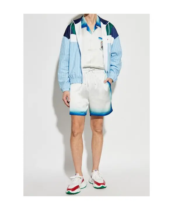 Casablanca Pinstripe Pattern Track Jacket - Multi-color