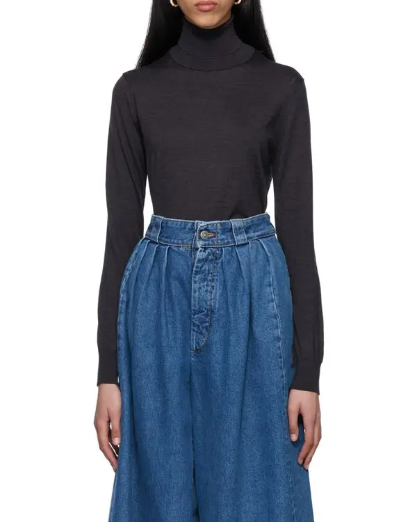 MAISON MARGIELA Work In Progress" Roll-neck Jumper - Blue