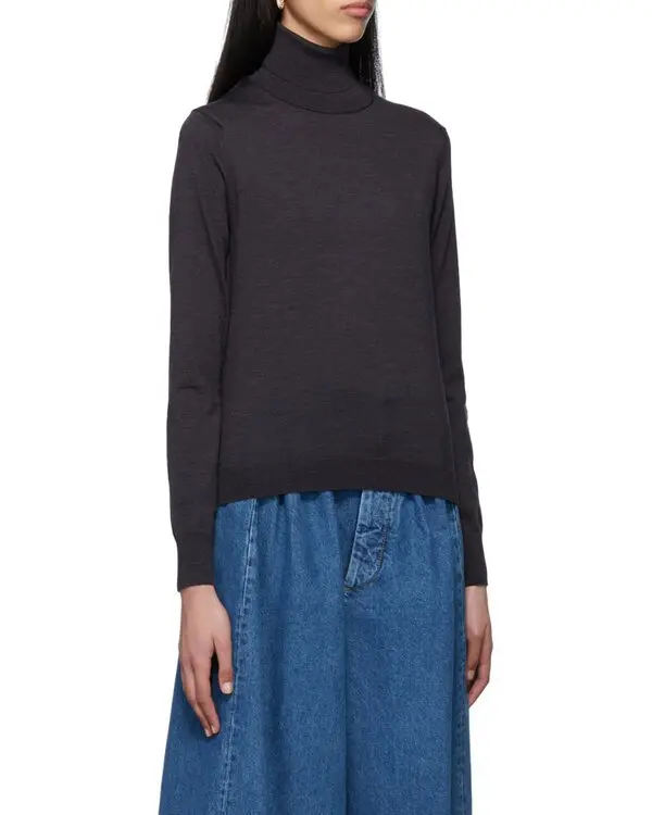 MAISON MARGIELA Work In Progress" Roll-neck Jumper - Blue