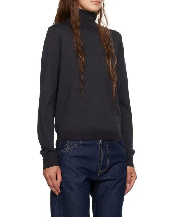 MAISON MARGIELA Work In Progress" Roll-neck Jumper - Blue