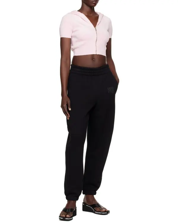 Alexander Wang Logo Terry Sweatpants