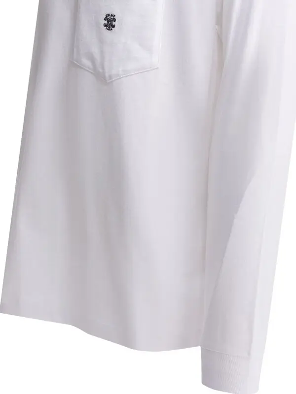 Celine Long-sleeved T-shirt In Cotton Jersey