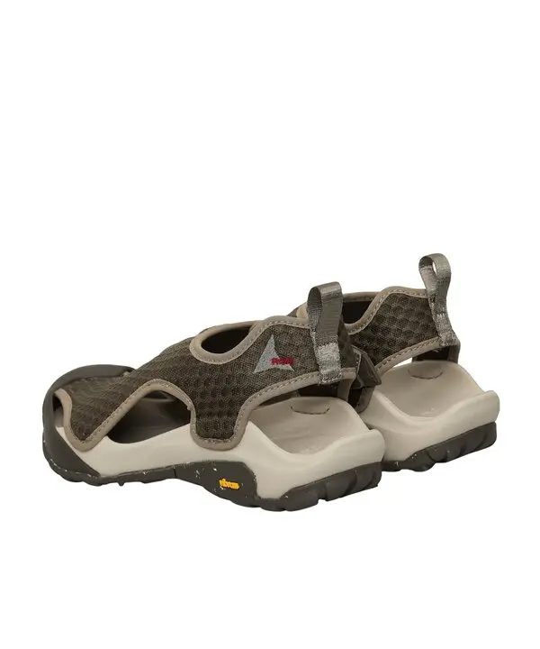 ROA Arpy Cut-out Detailed Mesh Sandals - Grey