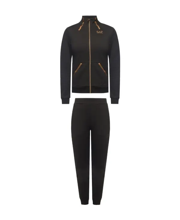 EA7 High Neck Zip-up Sports Suit