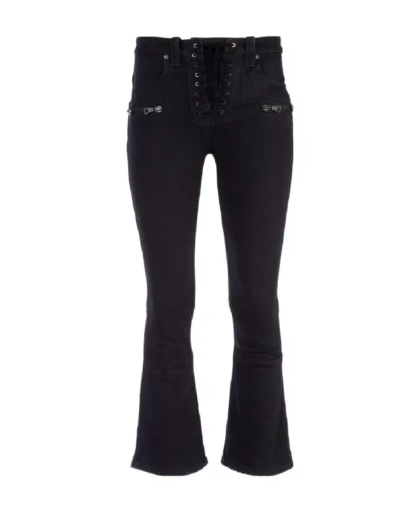 BEN TAVERNITI UNRAVEL PROJECT Stretch Jeans With Decorative Zipper Detail