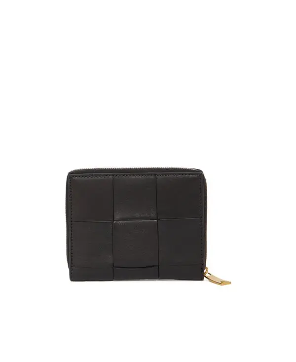 Bottega Veneta Intrecciato Zipped Bi-fold Wallet