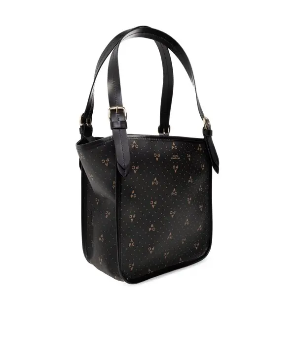 A.p.c. Poppy Small Tote Bag - Black