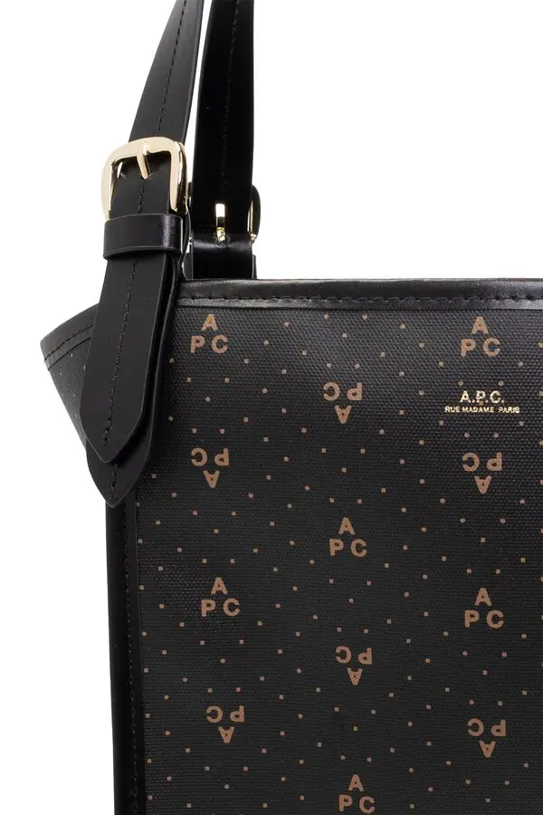 A.p.c. Poppy Small Tote Bag - Black