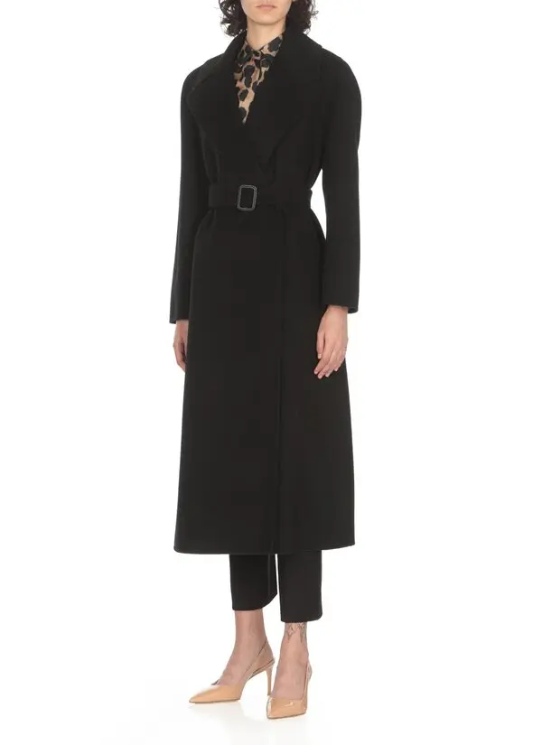 Max Mara Manu Belted Long-sleeved Coat