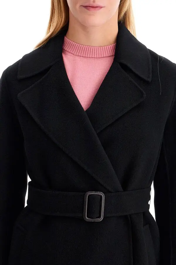 Max Mara Manu Belted Long-sleeved Coat