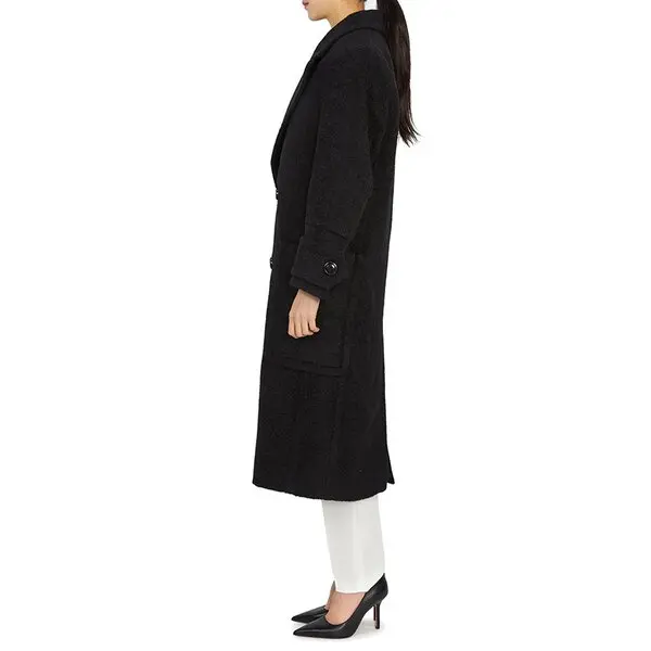 AMI Paris Double-breasted Virgin Wool Overcoat