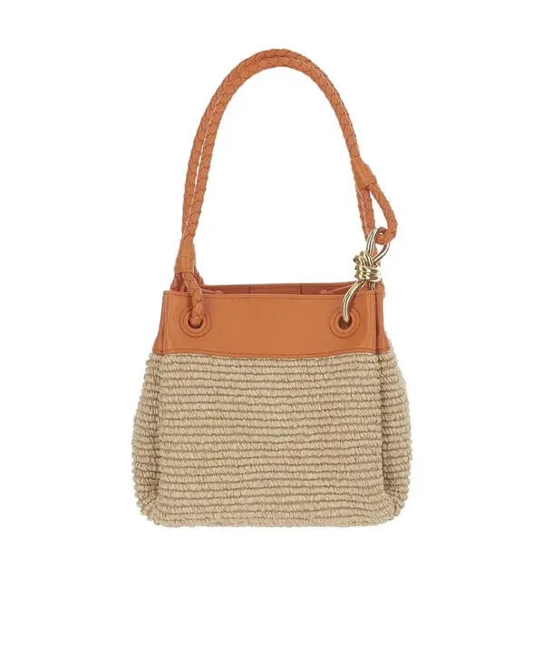 Bottega Veneta Small Parachute Bag - Nude