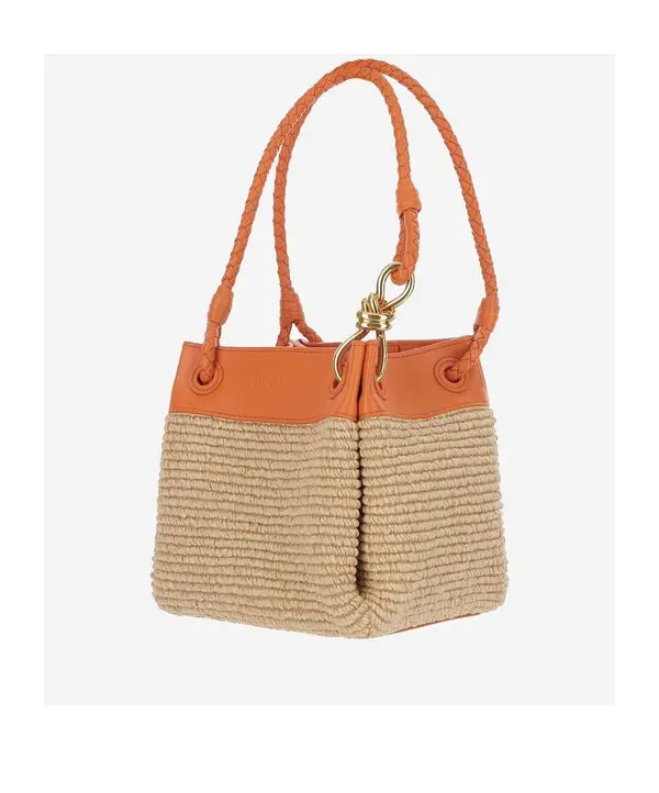 Bottega Veneta Small Parachute Bag - Nude