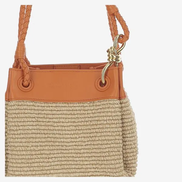 Bottega Veneta Small Parachute Bag - Nude